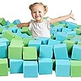Amazon.com: ZMCYER Foam Pit Cubes Blocks - 48PCS Sponge Form Cubes for Foam Ball Pits ...