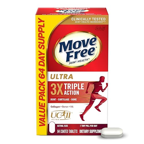 Move Free Ultra Triple Action Joint Support Supplement - Type II ...