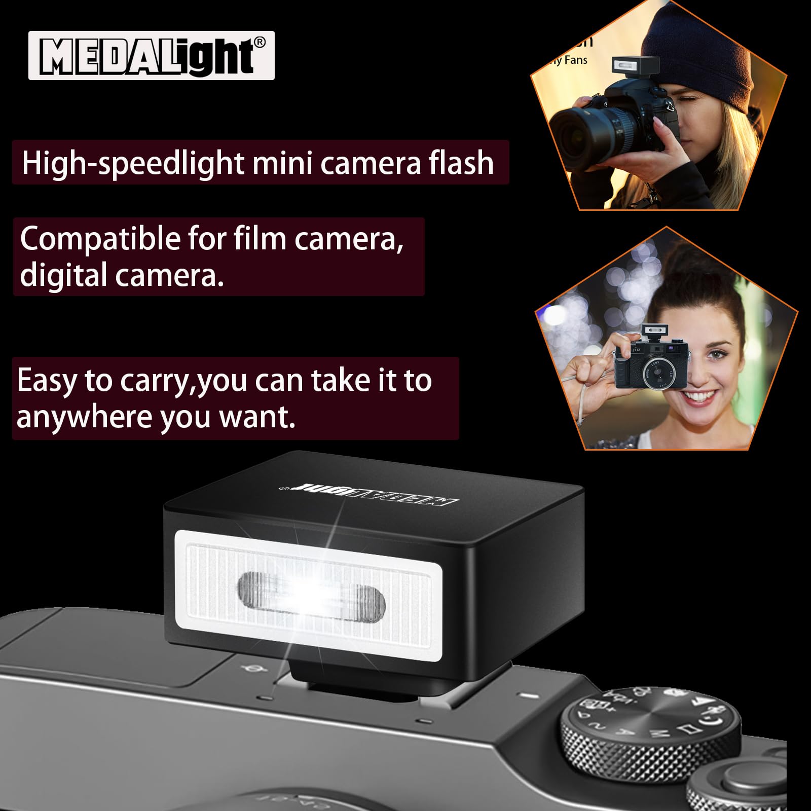 Mua MEDALight F1 Mini Camera Flash Camera Flash Speedlite for Ricoh ...