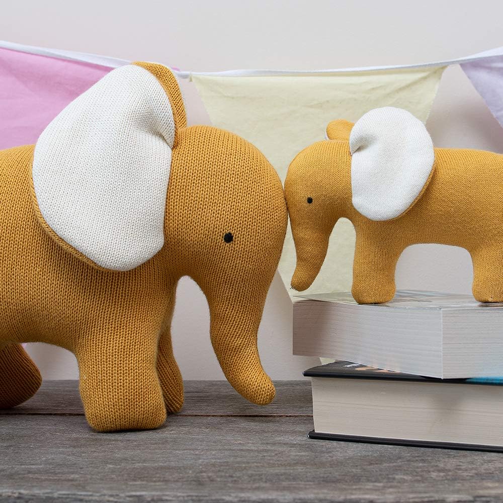 best years original by design Large Mustard Organic Cotton Elephant ...