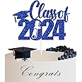 Amazon.com: Class of 2024 Cake Topper, Congrats Grad, Senior/High ...