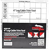 Amazon.com: Creative Grids Log Cabin Trim Tool for 8in Finished Blocks ...