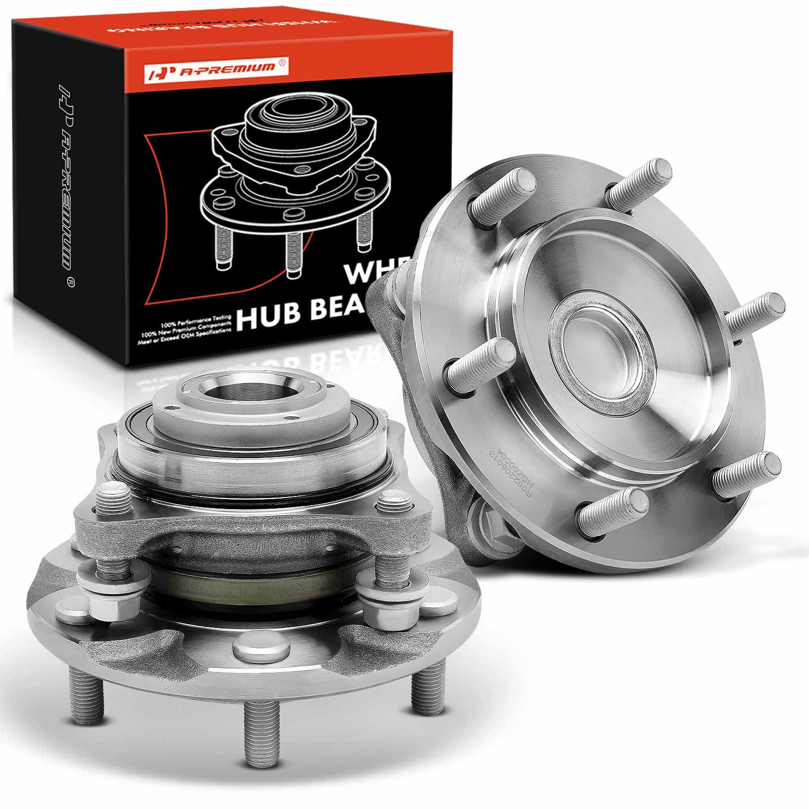 Mua A-Premium 2-PC Front Wheel Hub and Bearing Assembly 6 Lug ...
