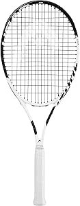 HEAD Metallix Attitude Pro White Tennis Racket - Pre-Strung Adult ...