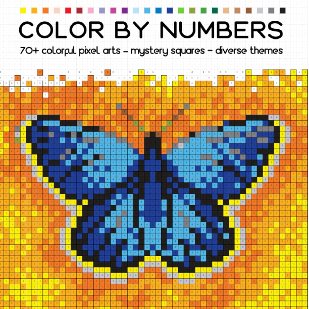 Mua COLOR BY NUMBERS: more than 70 colorful pixel arts – mystery ...