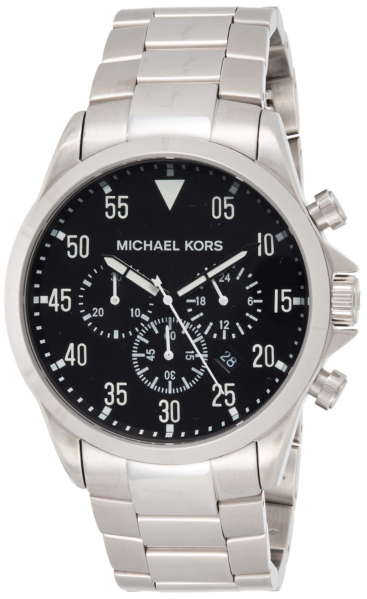 Mua MICHAEL KORS(マイケルコース) 腕時計 Gage Mens Silver Stainless Steel Watch w ...
