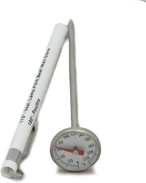 Amazon.com: Chef Craft 21277 Instant Read Thermometer, One Size, Silver ...