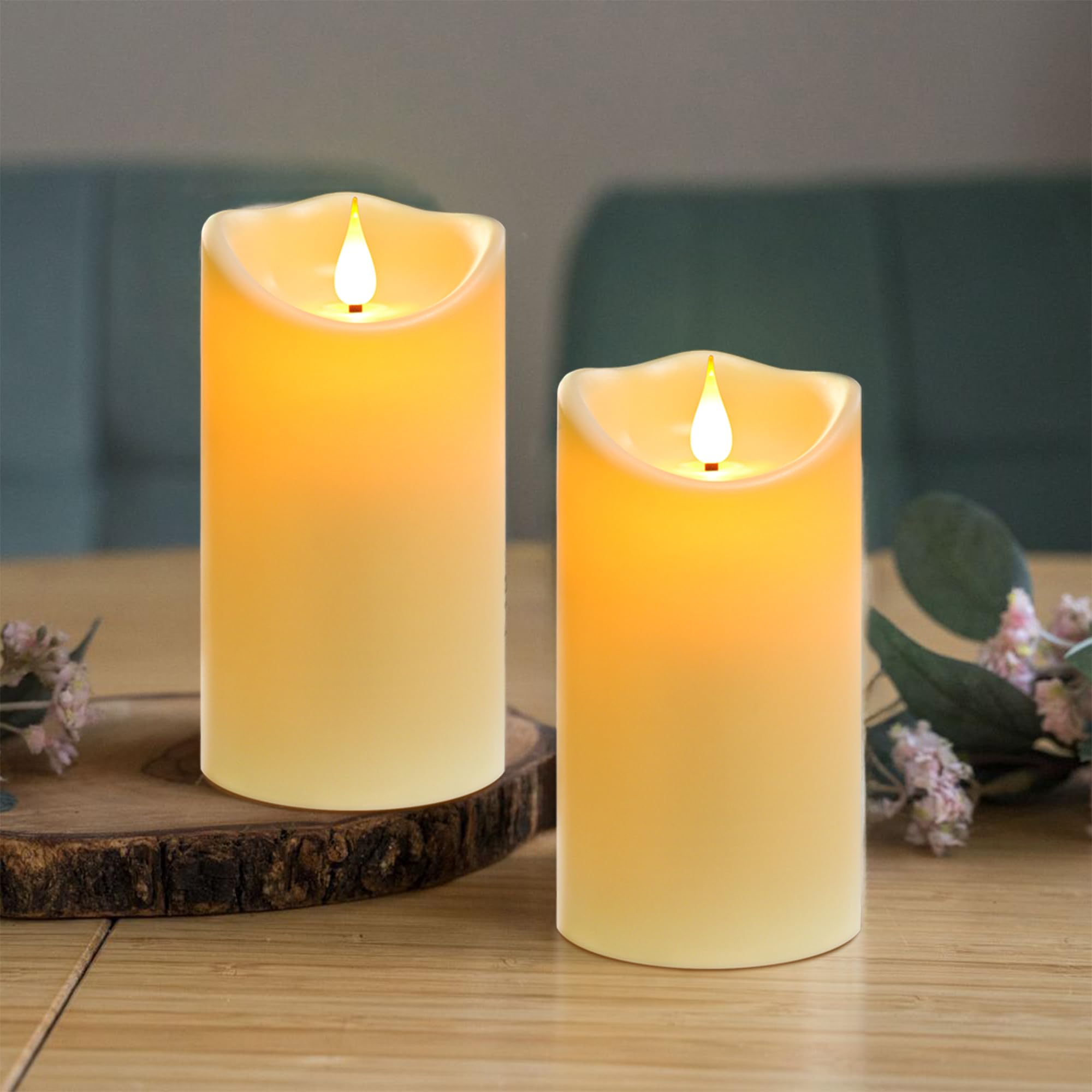 Mua ACROSS Everlasting Flickering Flameless Candles, 3.2