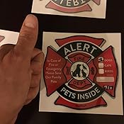 Amazon.com: Pet Alert Stickers – Save My Pets in Case of Emergency ...