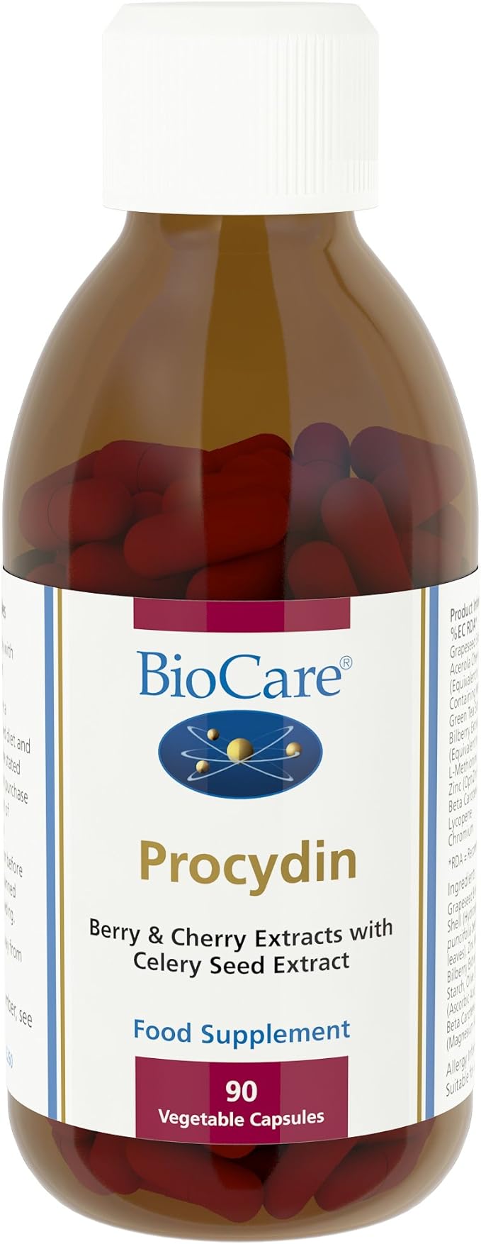 BioCare Procydin - Proanthocyanadins - 90 Vegicaps: Amazon.co.uk ...