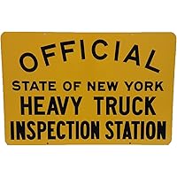 Amazon.com: Official State of New York Heavy Truck Inspection Station ...
