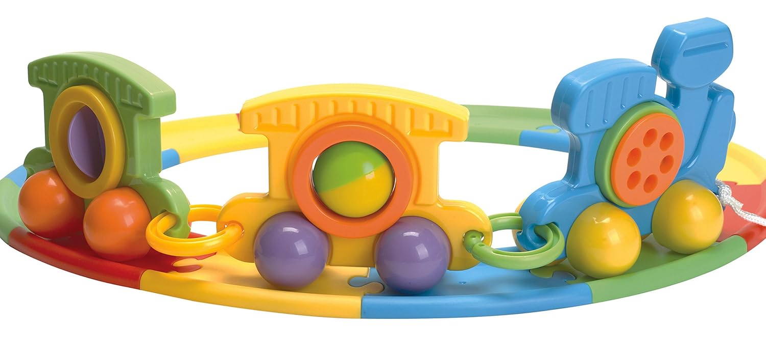 Fun Time 55378 Rainbow Train with Circle Rail Track: Amazon.co.uk: Toys ...