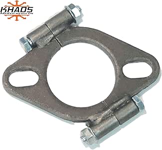 Amazon.com: 2" inch Exhaust Flange Flat Oval Split Repair Replacement ...