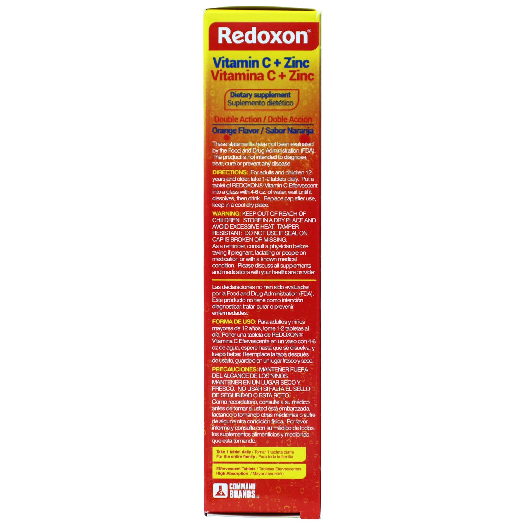 Mua Redoxon Vitamin C + Zinc, Effervescent Tablets of Vitamin C and ...