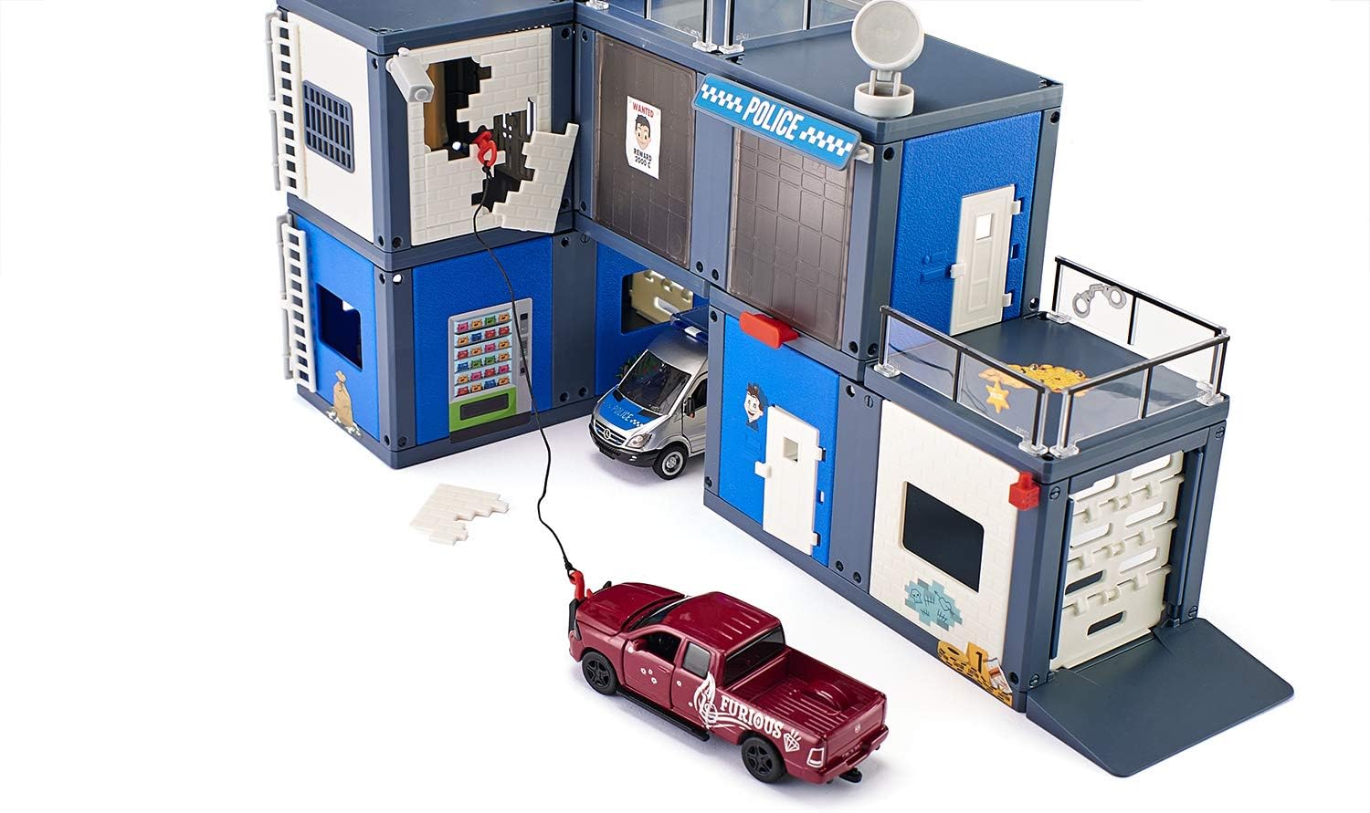 SIKU 5510 World Police Station, Multicoloured – BigaMart