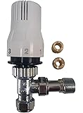 ERES Thermostatic Radiator Valve 8MM 10MM LOCKSHIELD TRV Angled Pack ...