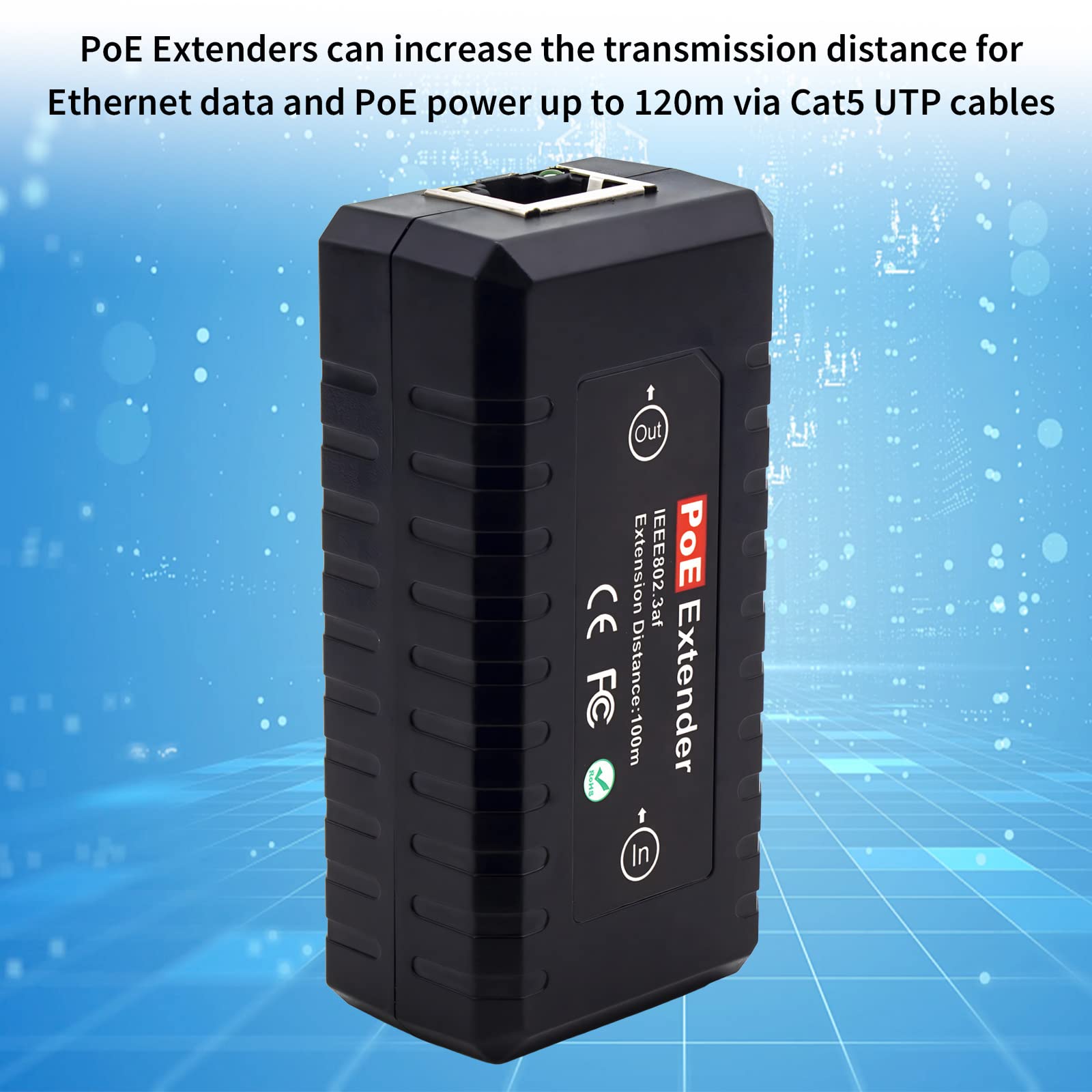 Mua PoE Extender Ethernet Repeater 1 Port 10/100, IEEE802.3af for ...