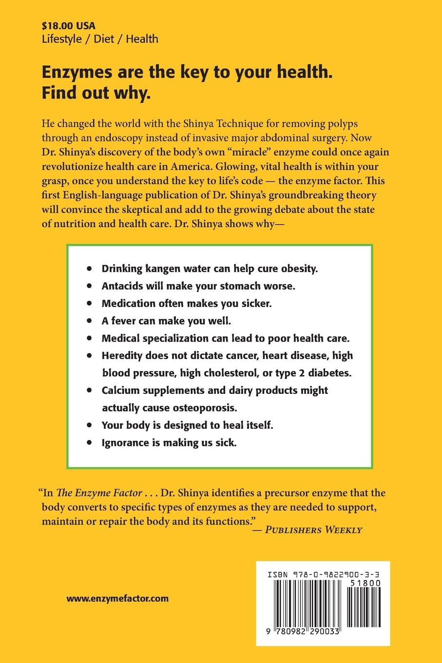 Mua The Enzyme Factor trên Amazon Mỹ chính hãng 2024 | Fado