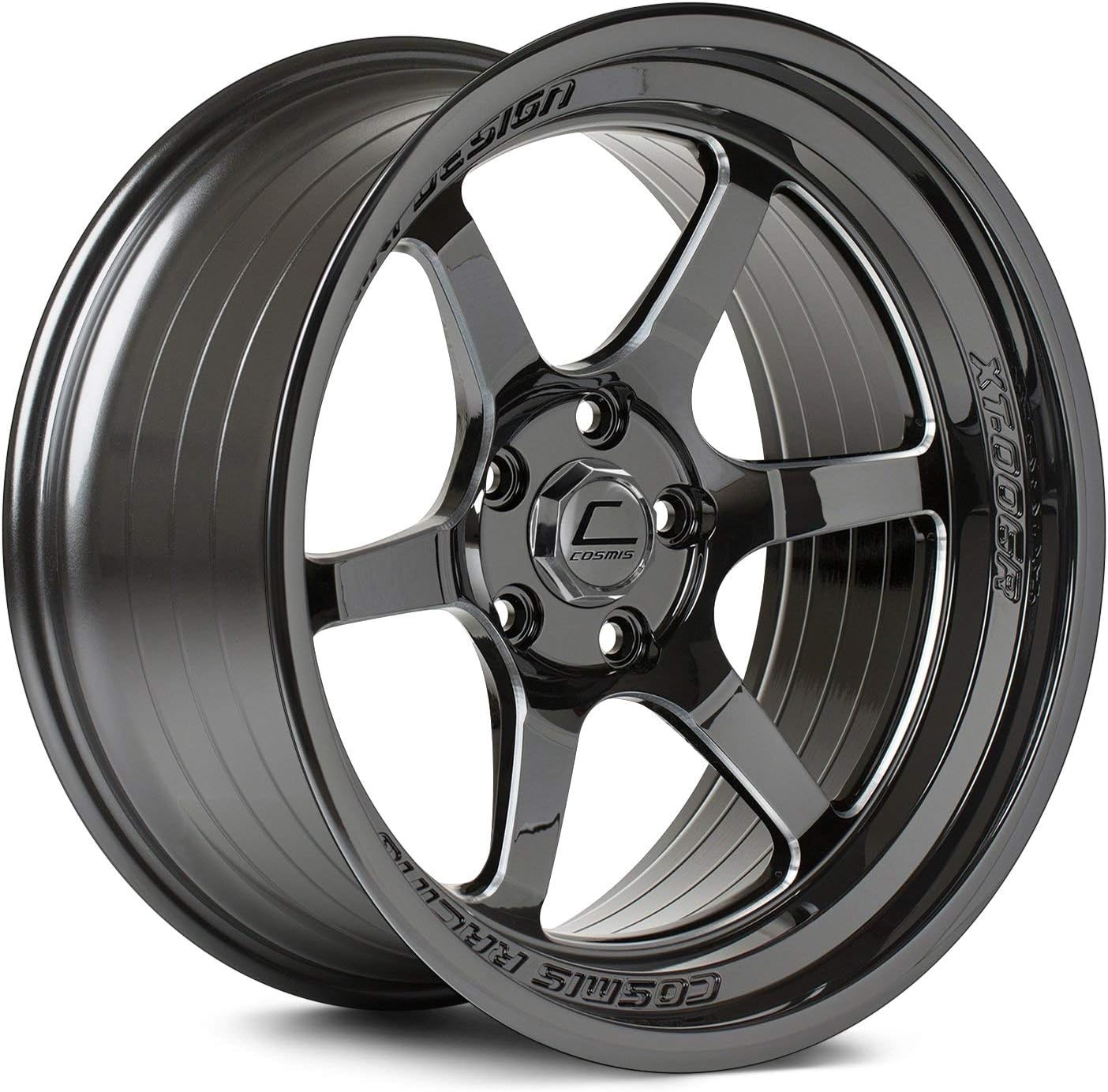Amazon.com: Cosmis Racing XT-006R 18x9.5 +10mm 5x114.3 Black w ...
