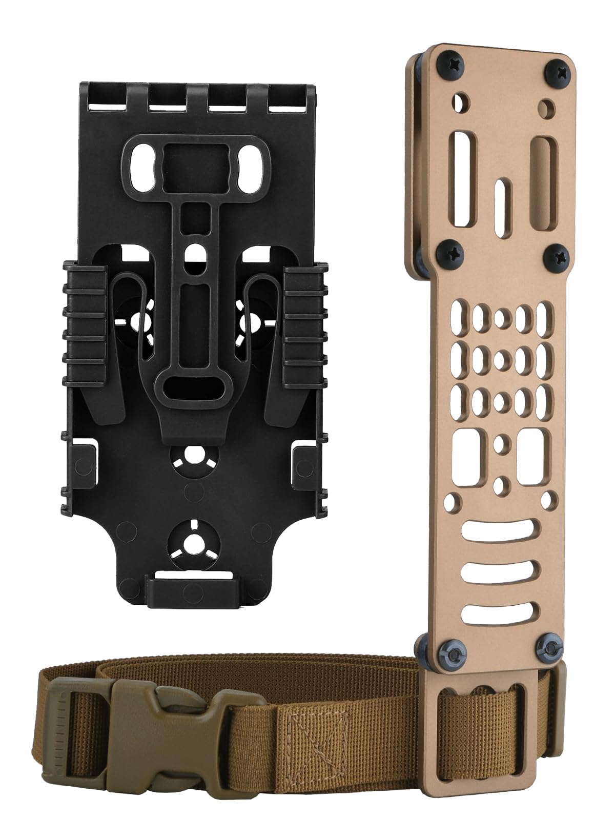 EralcNa Tactical Modular Holster Adapter with QLS kit, Drop Leg Holster ...