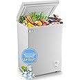 Amazon.com: Chest Freezers Compact Mini Deep Freezer WANAI 3.5 Cu.Ft Free-standing Top Door Room ...