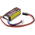 Amazon.com: Spektrum 300mAh 2S 6.6V Li-Fe Receiver Battery : Toys & Games
