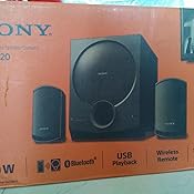 Sony SA-D20 C E12 2.1 Channel Multimedia Speaker System with Bluetooth (Black) Price: Buy Sony ...