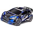 Amazon.com: Traxxas Ford Fiesta ST Rally 1/10 Scale 4X4 Rally Car ...