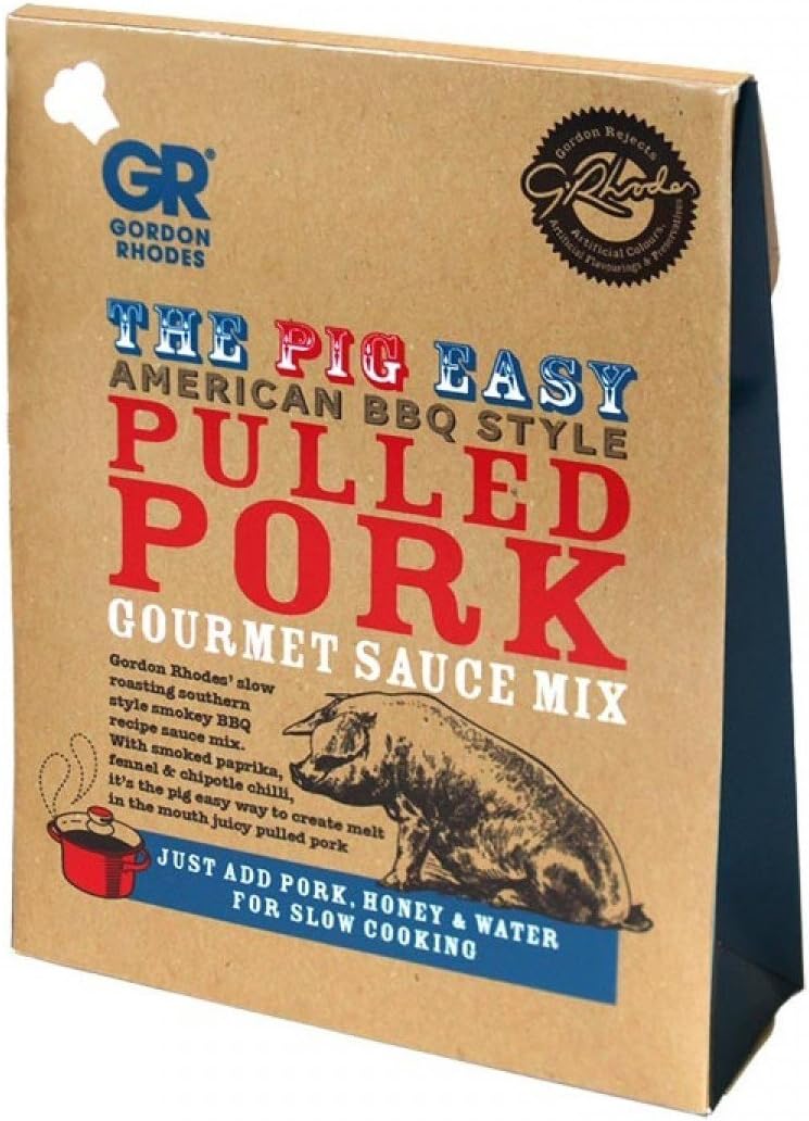Gordon Rhodes Slow Cooked Pulled Pork Gourmet Packet Sauce Mix 75g ...