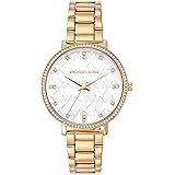Amazon.com: Michael Kors Women's Pyper Stainless Steel Quartz Watch ...