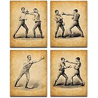Amazon.com: Original Boxing Art Prints - Set of Four Photos (8x10 ...