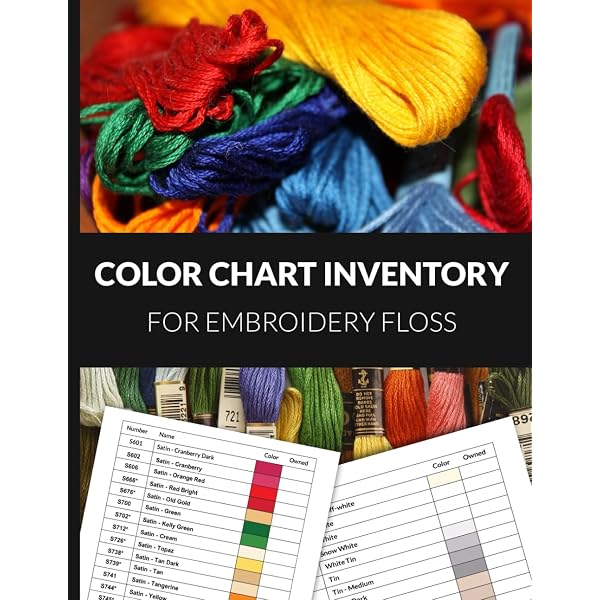 Cross Stitch Colour Chart
