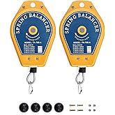 QWORK Spring Balancer, 2 Pack 3.3lbs - 6.6lbs Bearing Retractable Tool ...