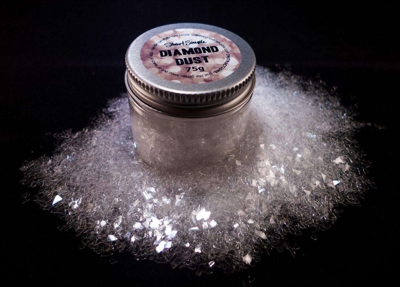 Diamond Dust - Natural Super Flakes Sparkling Glitter - 75g: Amazon.co ...