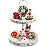 Amazon.com: Wooden Tier Tray Farmhouse Tray Tiered Tray for Coffee Bar ...