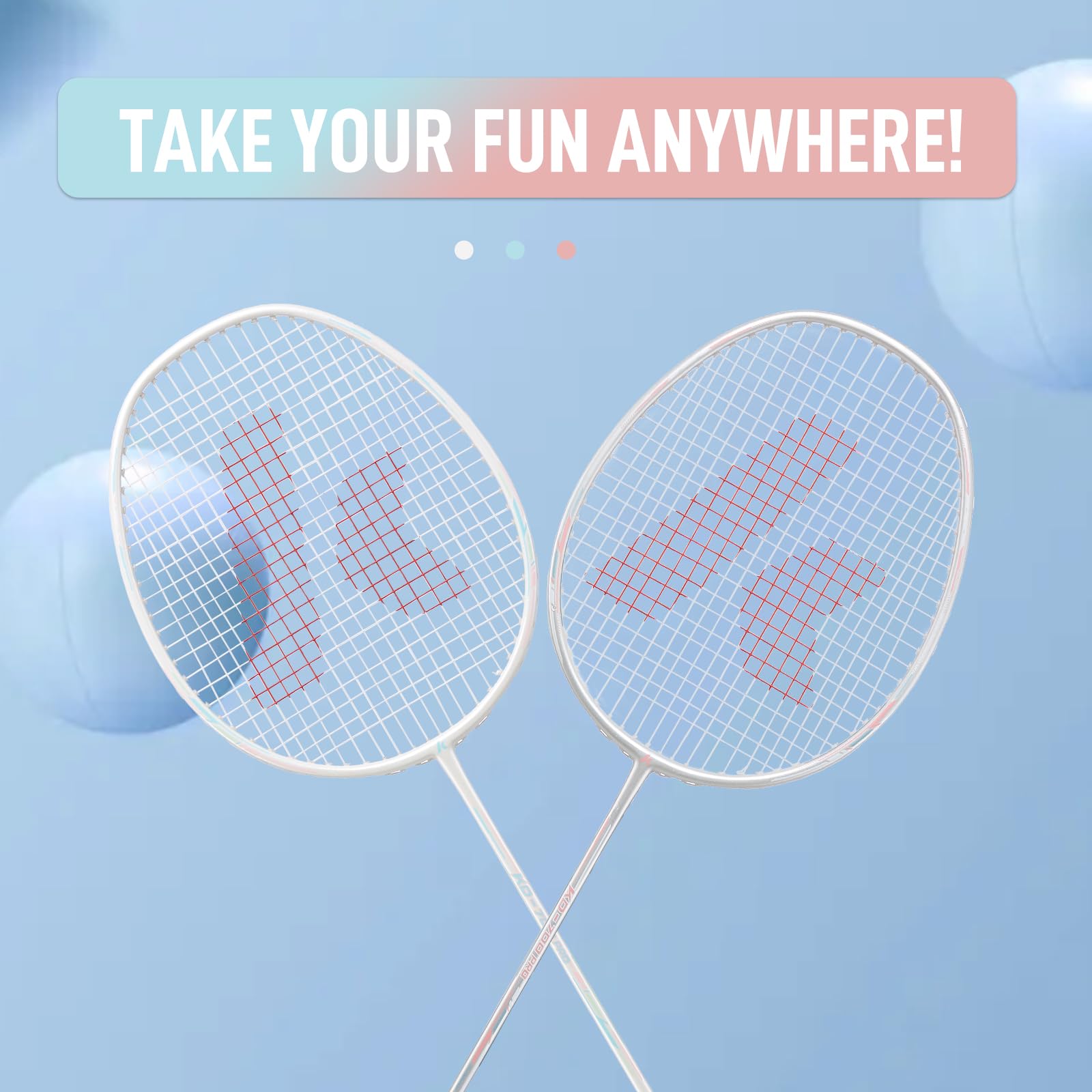 Mua Kawasaki Badminton Racket Professional Graphite Shaft Badminton Set ...