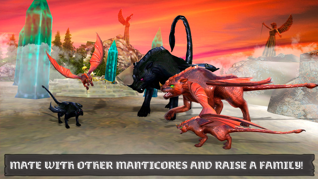 Manticore Monster Survival Simulator: Monster Legends Medieval Survival ...