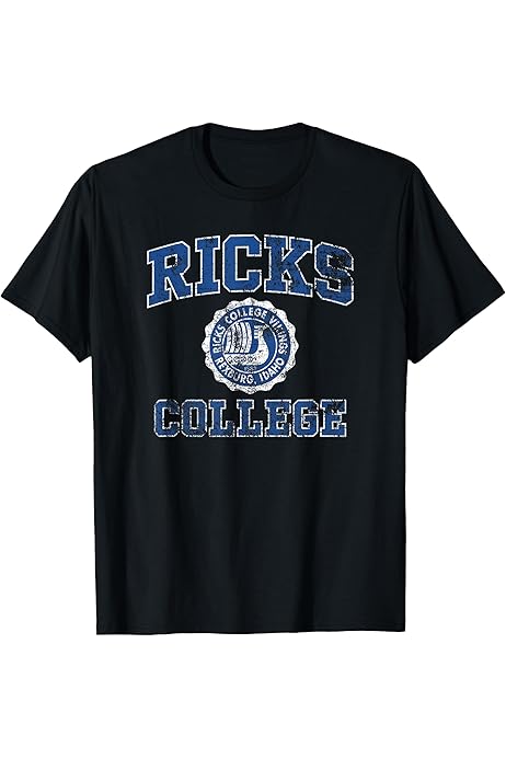 Ricks College Logo Ricks College T Shirt Allbluetees.com