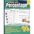 Working with Percentage: Fractions, Decimals, Percents Math Workbook ...