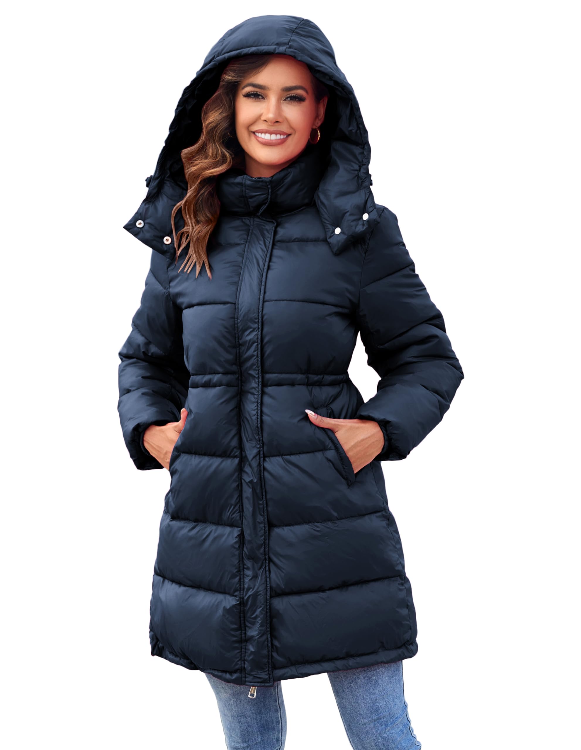 GRACE KARIN Womens Long Winter Coat 2023 Trendy Long Puffer Coat Women ...