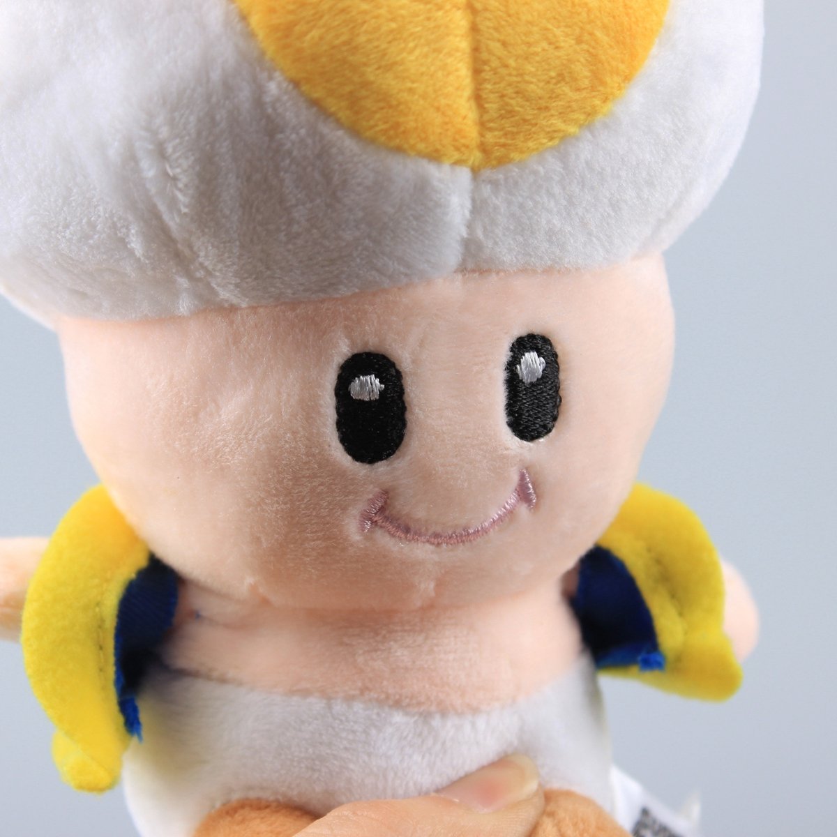 Uiuoutoy Super Mario Bros. Yellow Toad Plush Mushroom 7'' on Galleon ...
