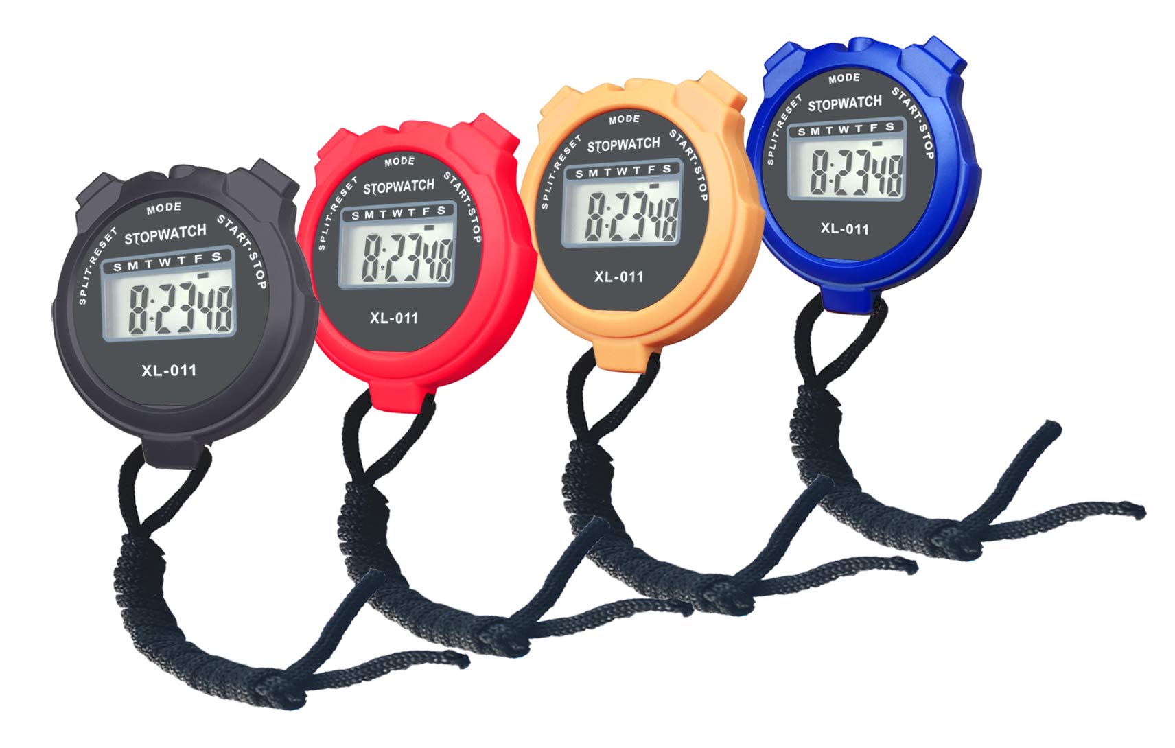 Mua BESTWYA Digital Stopwatch, Large Screen Handheld Count Up Timer with Time Calendar Clock ...