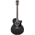 Amazon.com: Ibanez AE140 Acoustic-electric Guitar - Weathered Black ...