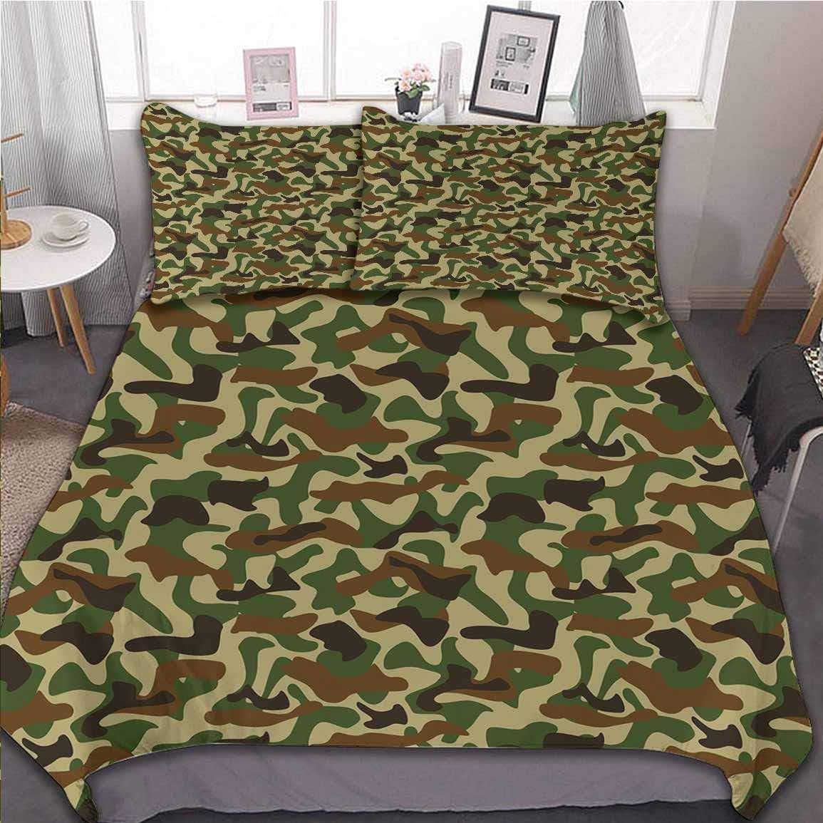 Juego de ropa de cama de 3 piezas, uniforme de equipo militar con ...