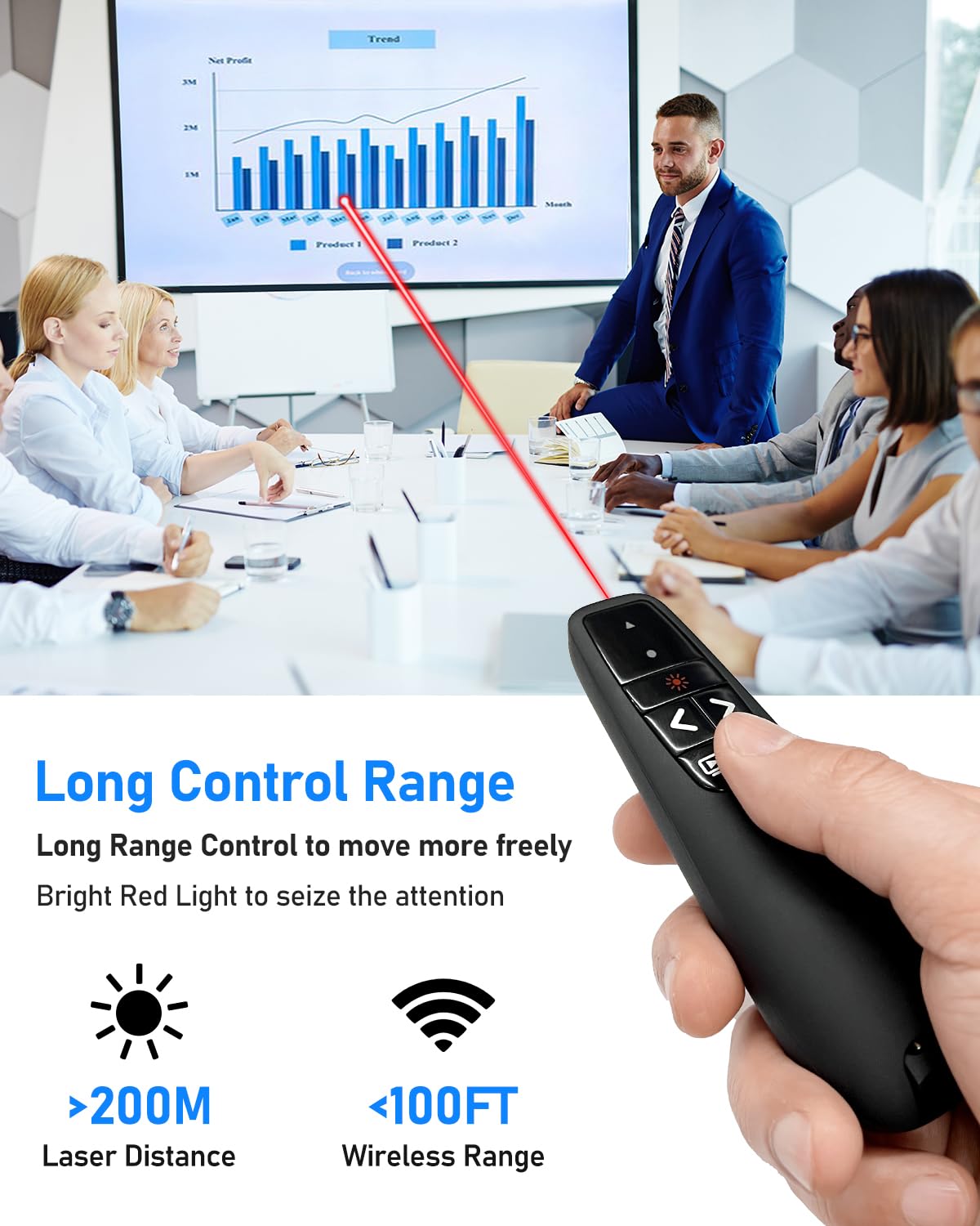 Mua Presenter with Laser Pointer Presenter USB C: Powerpoint Remote ...