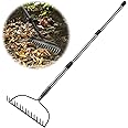 Amazon.com : Garden Rake, 6 FT Bow Rakes for Lawns Heavy Duty, Yard ...