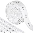 Amazon.com: 3 Yards White Snap Tape for Sewing by Yard, Metal Snap ...
