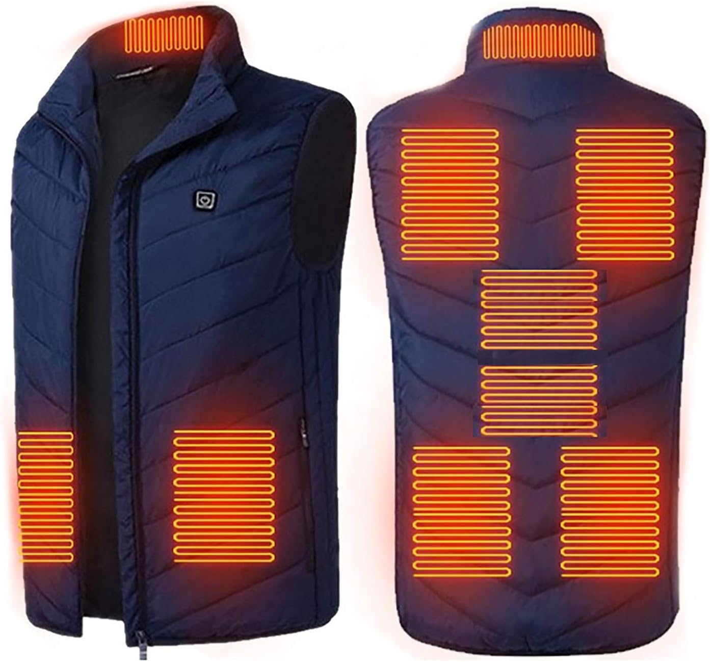 Heated Vest, Heated Jacket for Men Women, USB Charging Electric Body ...