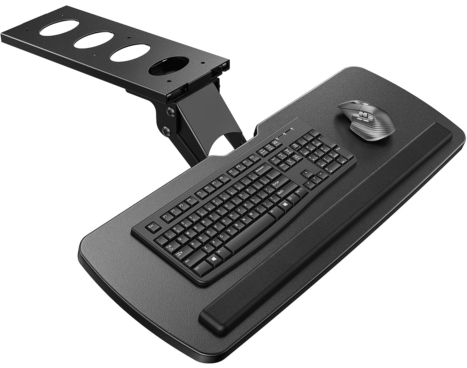 HUANUO Keyboard Tray Under Desk, 360 Adjustable Ergonomic Sliding ...