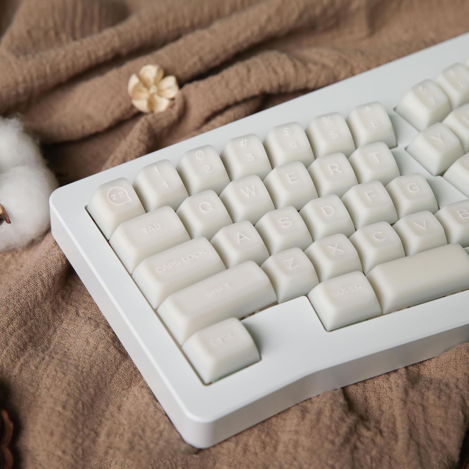 Mua Keycap PBT Double Shot Keycaps, 160 Keys White Jade Keycaps Set ...